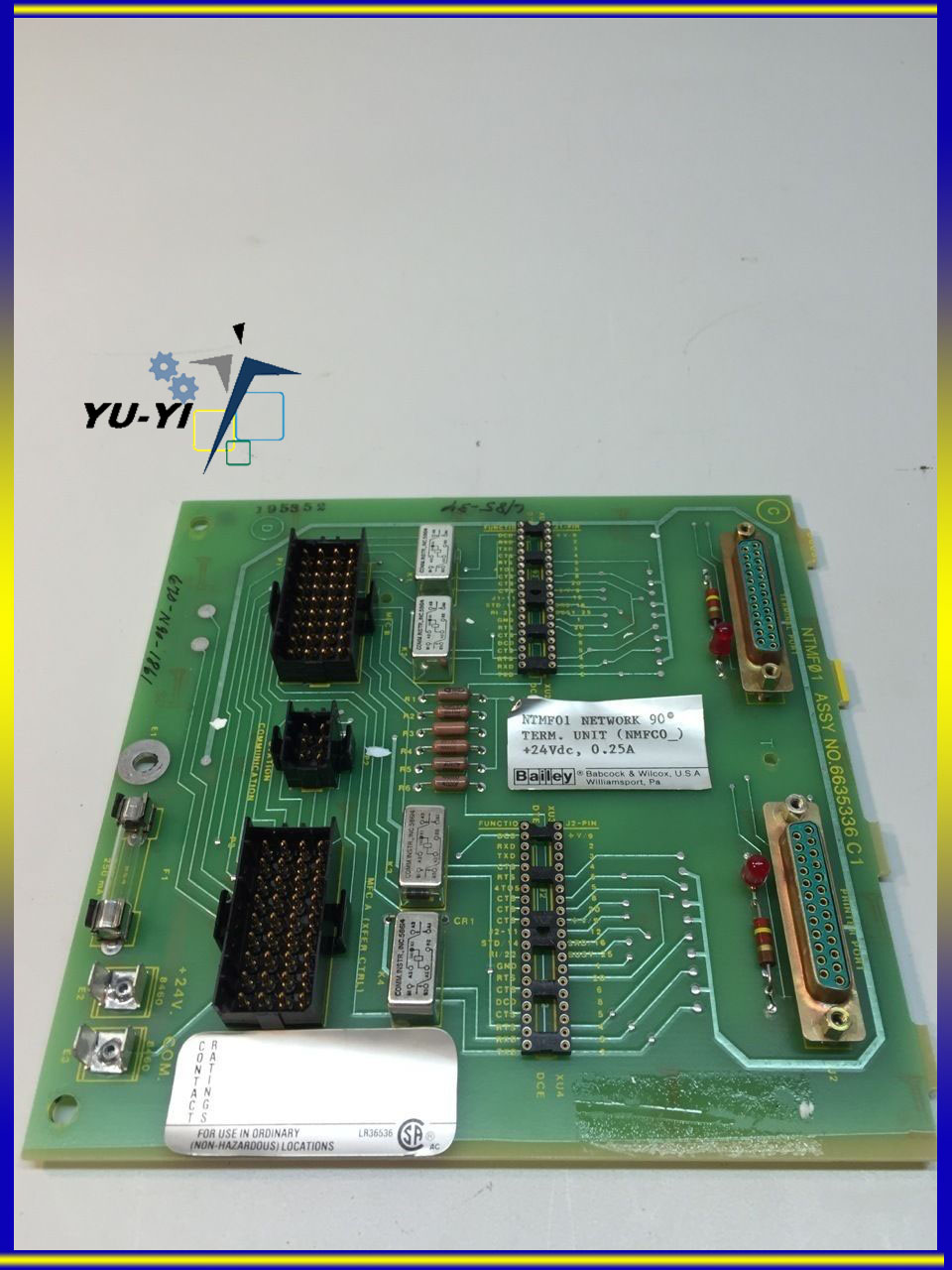 ABB Bailey Infi 90 Net 90 Termination Unit NTMF01 - PLC DCS SERVO Control MOTOR POWER SUPPLY IPC ...